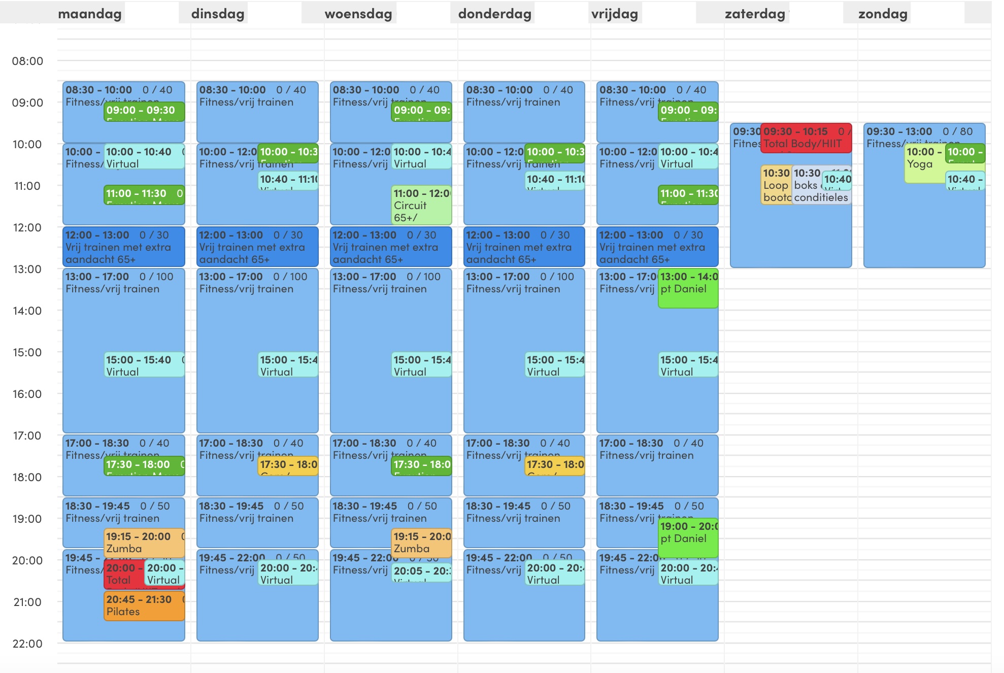 Het meest actuele lessenaanbod vind je altijd in de club-app, of via ...